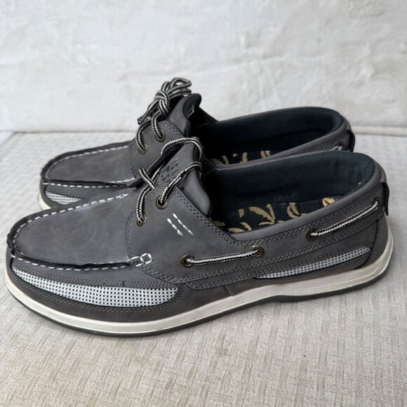 Island Surf | Shoes | Island Surf Mens Size 2 Gray Boat Shoes Nonslip ...